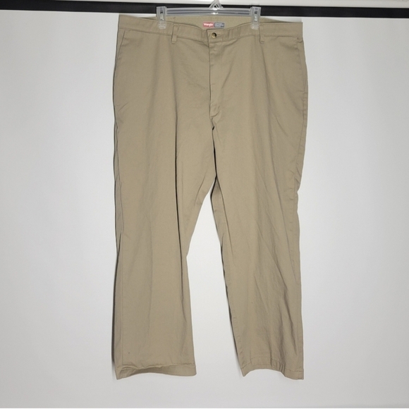 Wrangler | Pants | Wrangler Tan Chinos With Relaxed Fit | Poshmark